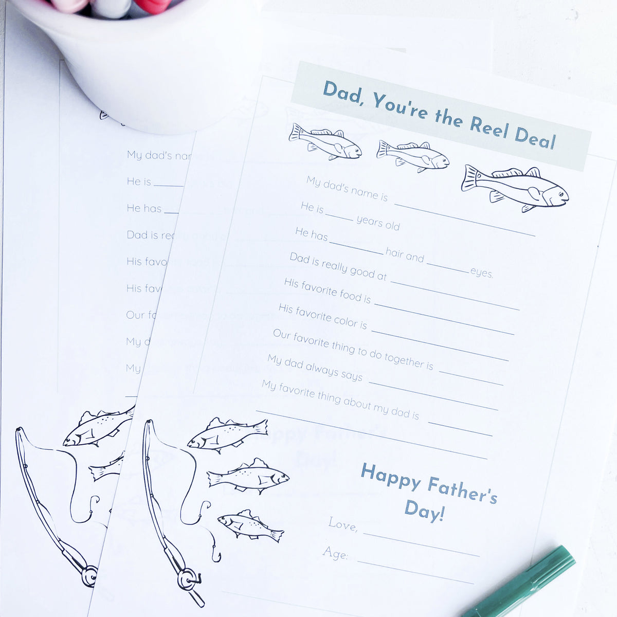 FREE Downloadable Father's Day Questionnaire – Texture Design Co.