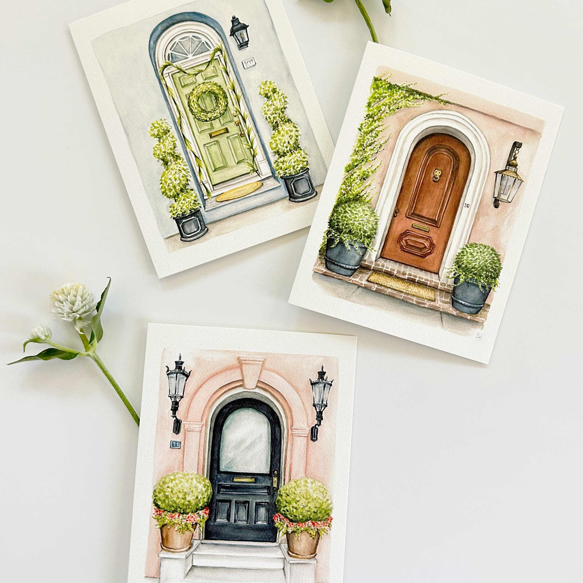 Charming Front Door Greeting Cards – Texture Design Co.