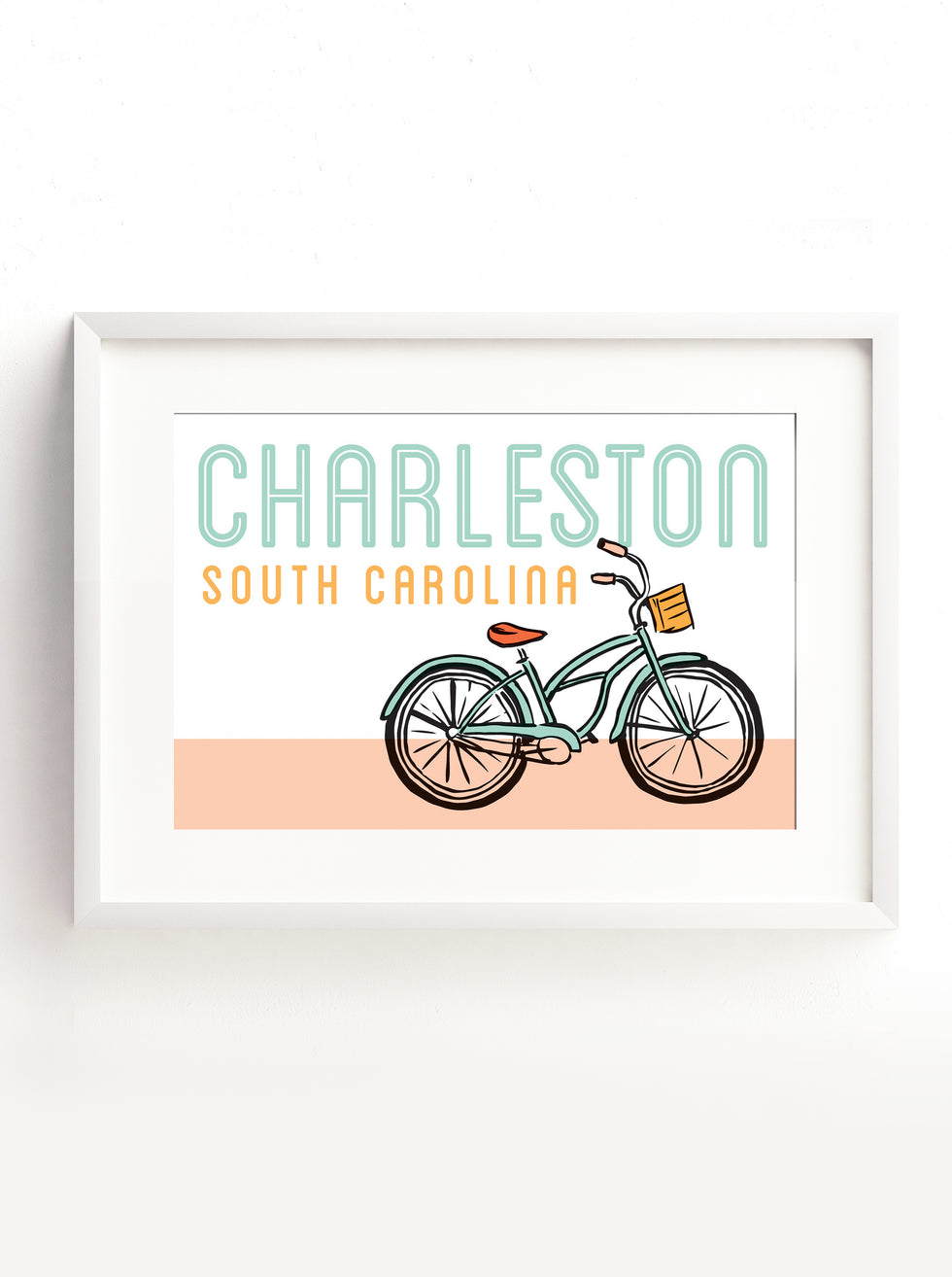 Postcard - Charleston - Bike Cruising – Texture Design Co.