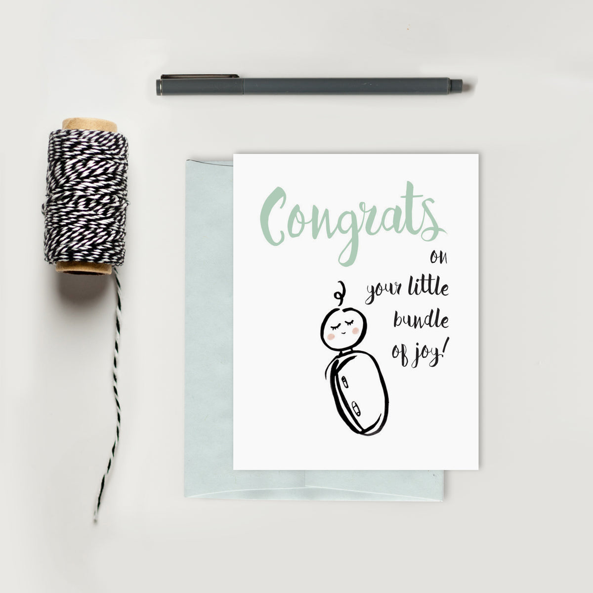 Greeting Card - Baby - Bundle of Joy – Texture Design Co.