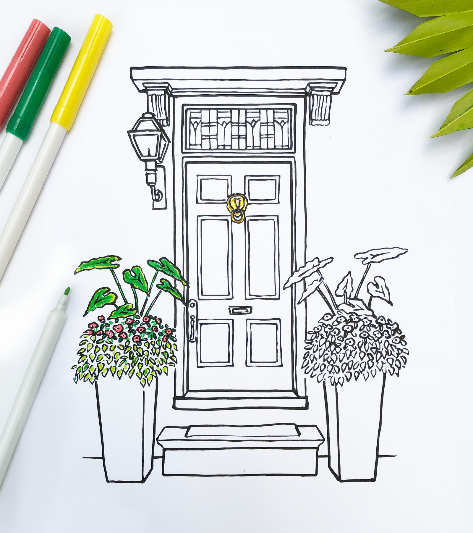 Charleston Coloring Pages – Texture Design Co.